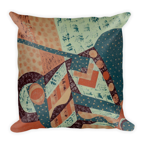 Cushion Square Art Deco Designer Jonique Geometric Textured – Private Arts